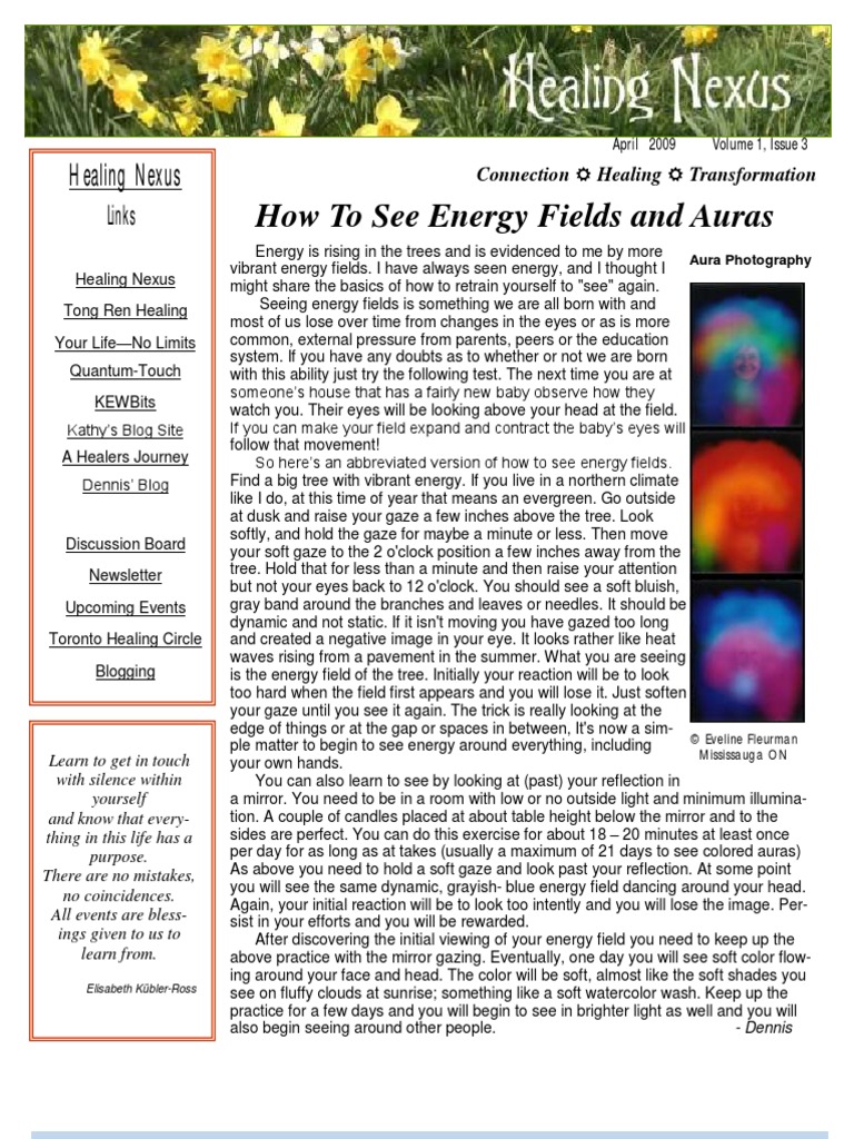 How To See Energy Fields and Auras | PDF | Spider Web | Spider