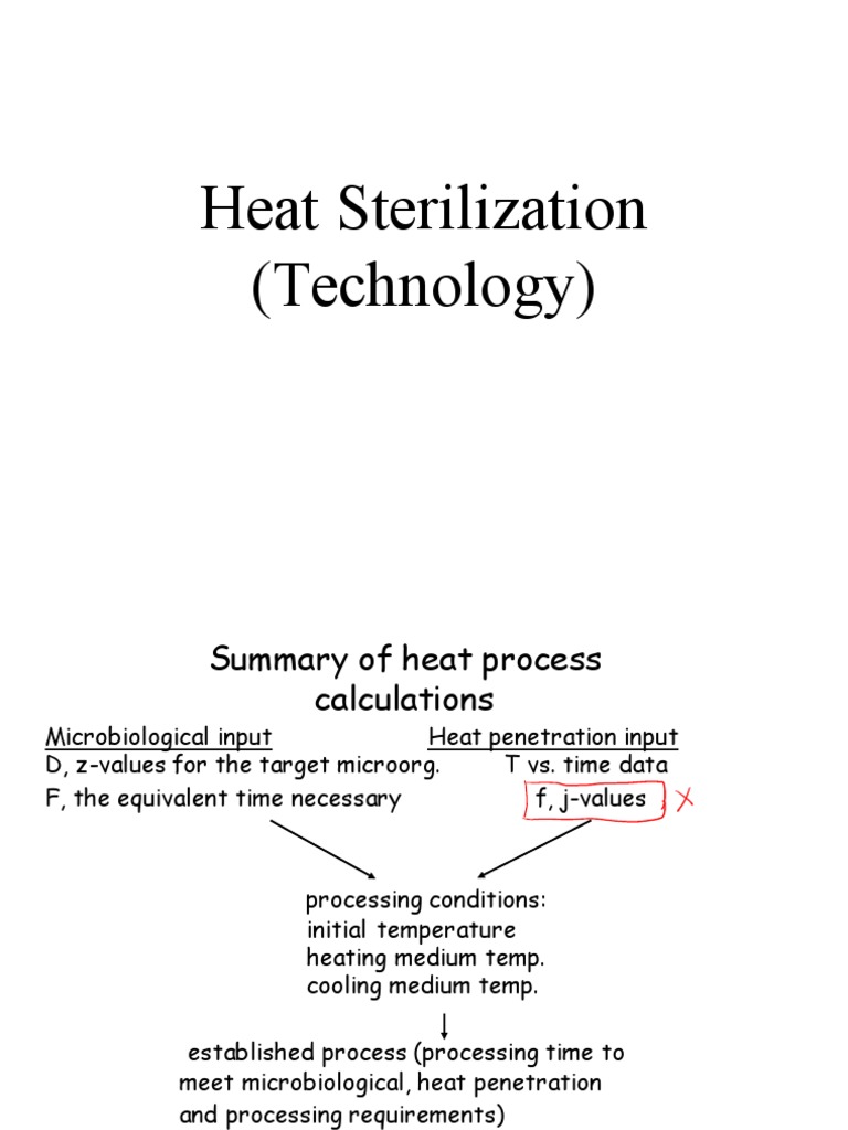 Heat Sterilization Technology | PDF | Pressure Cooking | Sterilization ...