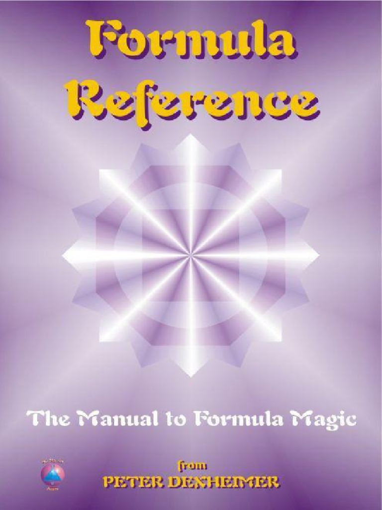 Energywork - Formula Reference - Dexheimer, Peter | PDF | Intuition | Mind