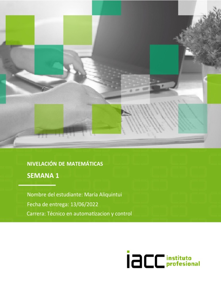 Nivelacion de Matematicas Semana 1 | PDF | Matemáticas Nivelacion de Matematicas Semana 1 | PDF | Matemáticas