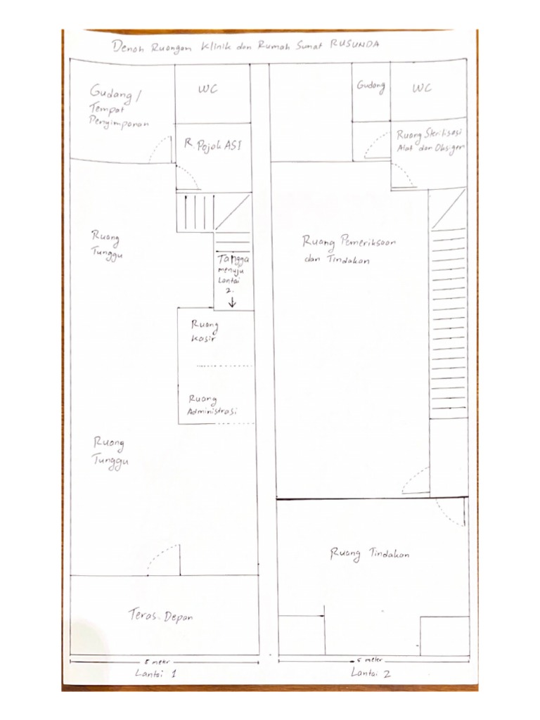 Denah Ruangan Klinik | PDF