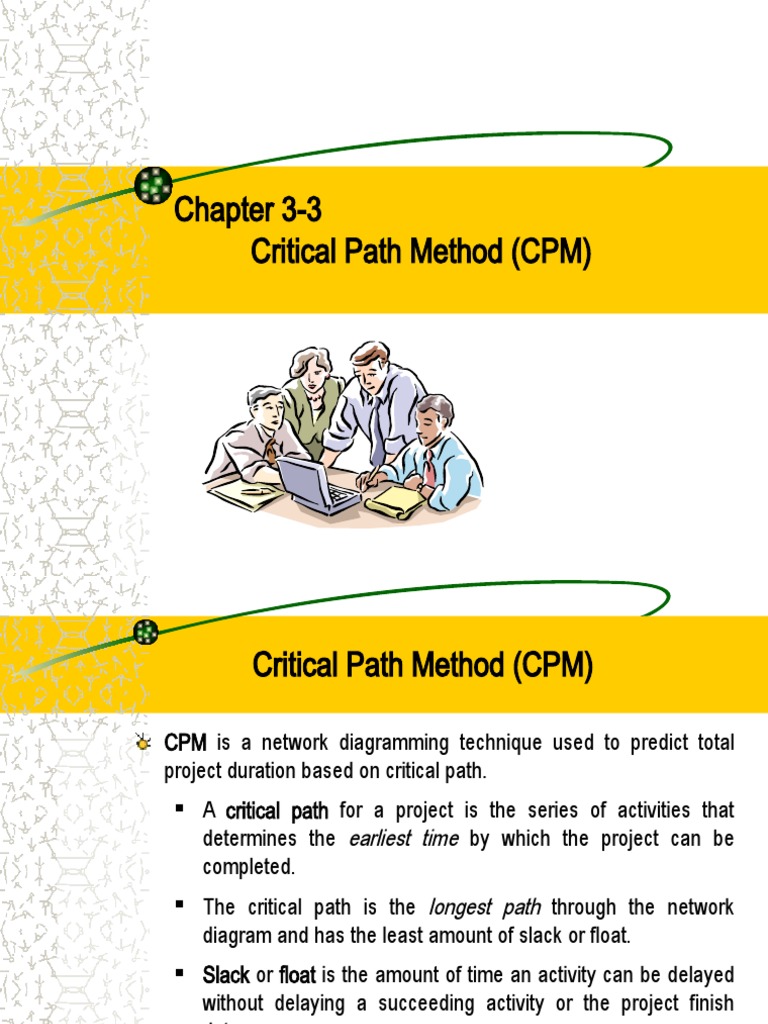 03 - 3 Network Analysis - CPM | PDF | Applied Mathematics | Systems Science