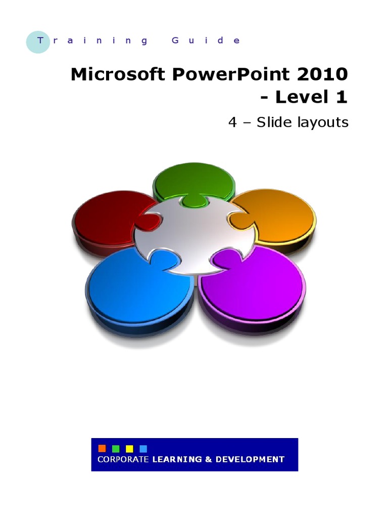 04 Slide Layouts L1 | PDF | Page Layout | Microsoft Excel