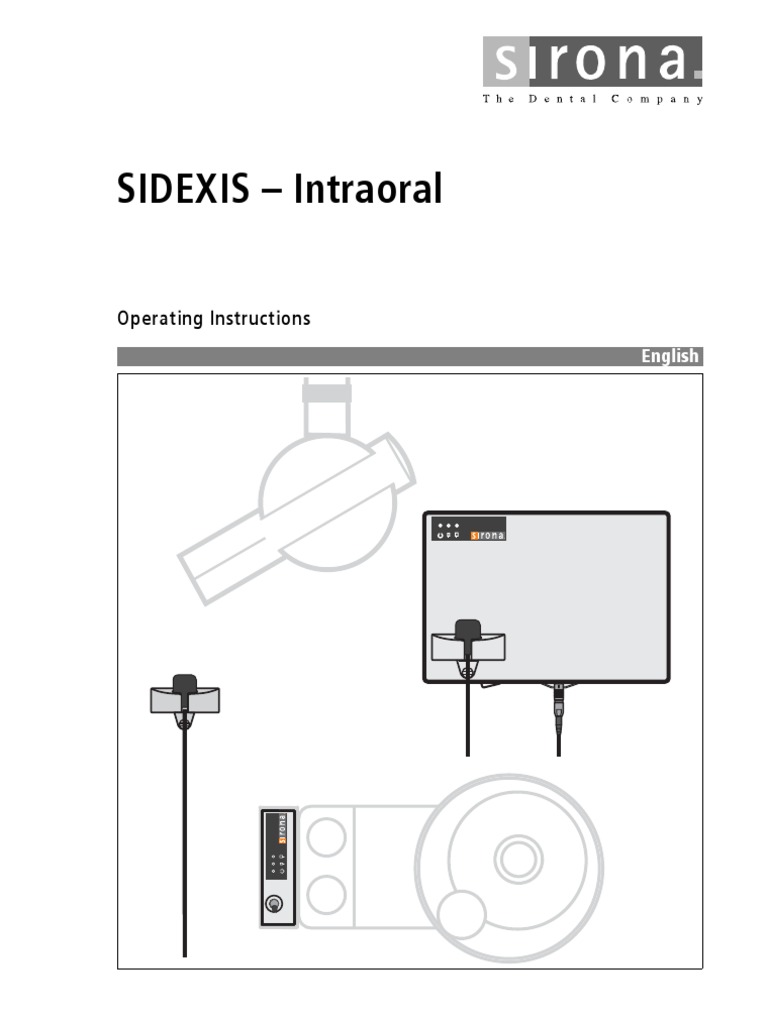 Sirona Sidexis Dental X-Ray - User Manual | PDF | Electrostatic Discharge | Electrostatics