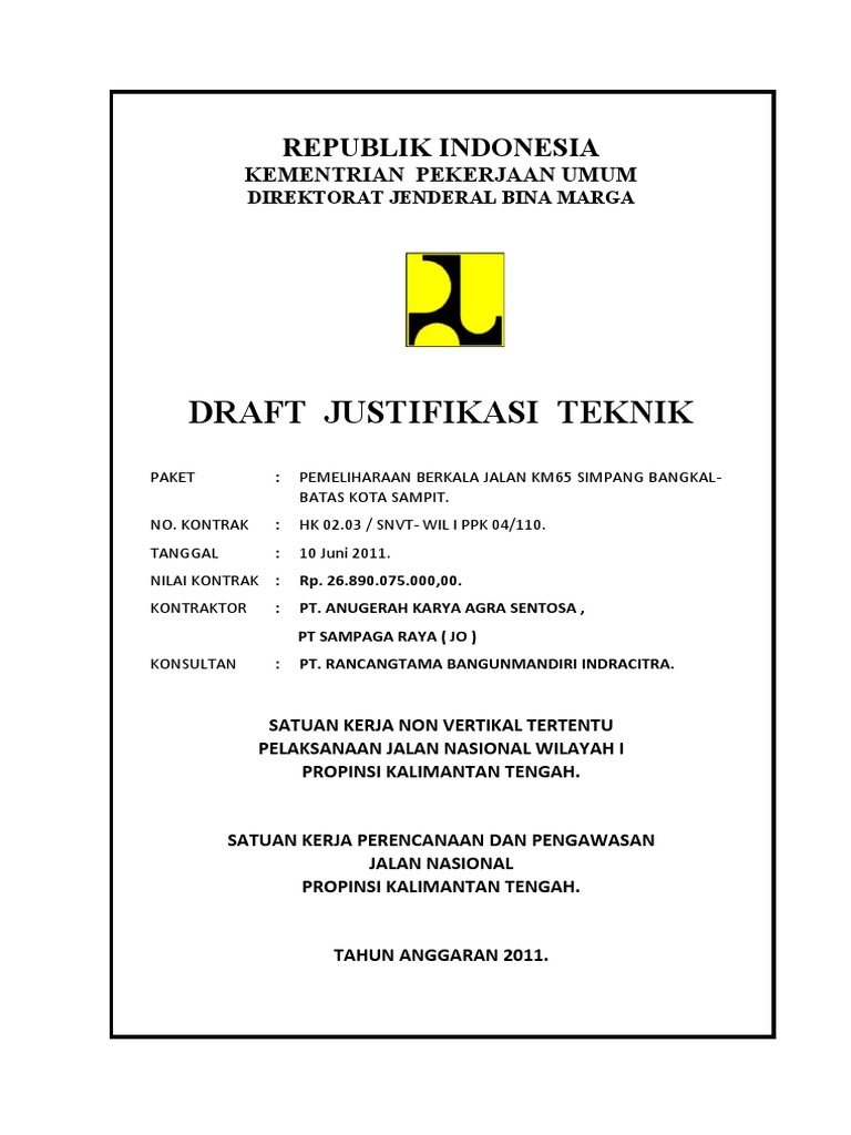 Justifikasi BKL | PDF