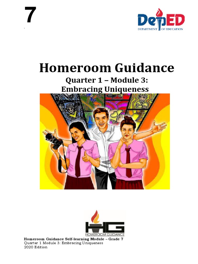 Homeroom Guidance: Quarter 1 - Module 3: Embracing Uniqueness | PDF | Empathy | Compassion
