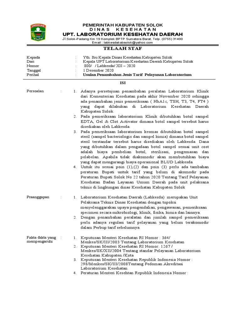 Telaah Staf Botol Sampel | PDF | Sains & Matematika | Teknologi & Rekayasa