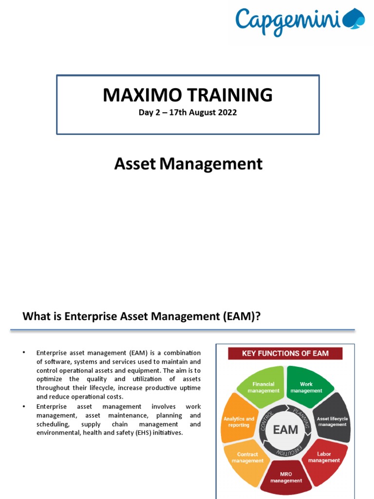 Maximo - Asset Management | PDF | Asset Management | Product Lifecycle