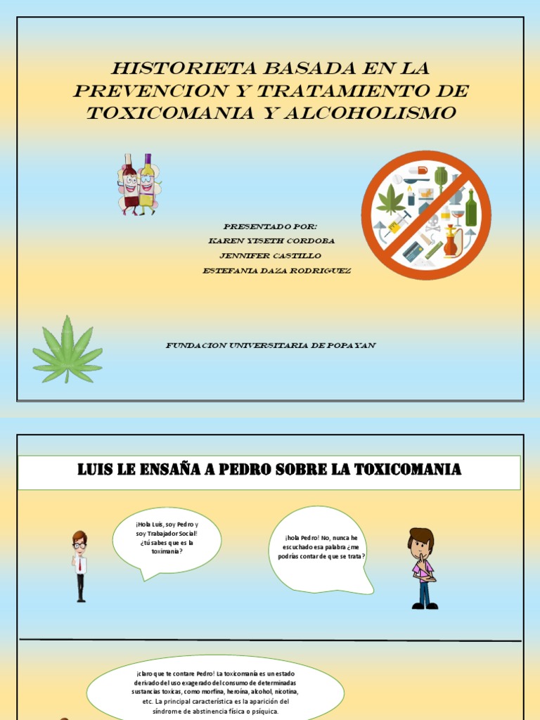Historieta Toxicomania Final | PDF | La dependencia de sustancias ...