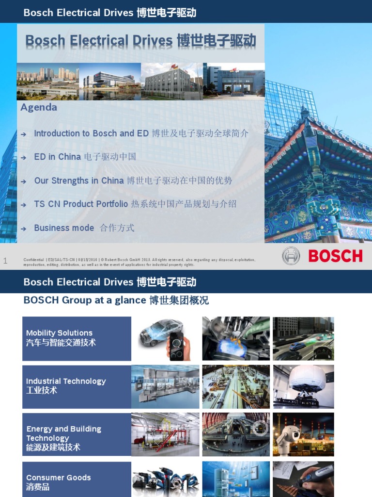 Bosch Standard Presentation2016 | PDF | Machines | Vehicles