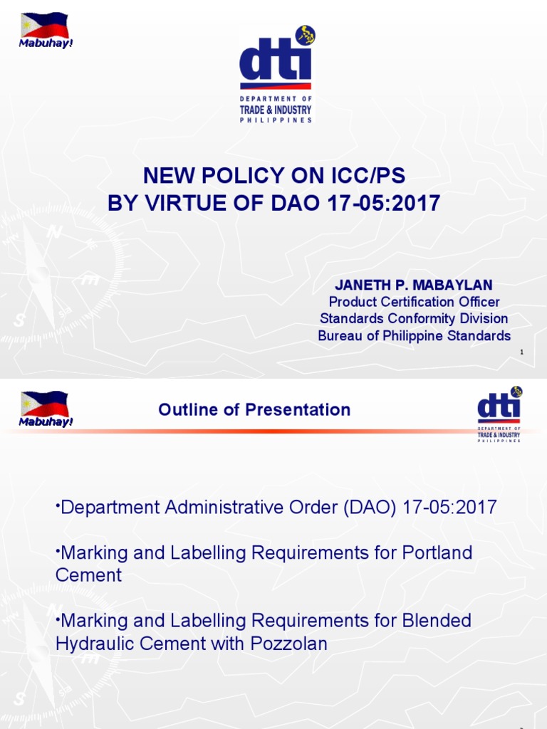 Cement - Product Certification | PDF | Cement