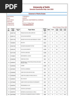 B.A. 2022 Marksheet for Mandeep Singh | PDF