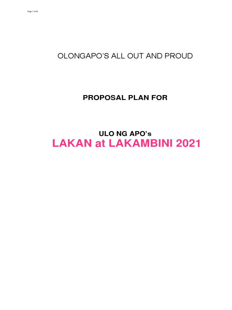 2 Pageant Proposal | PDF | Defamation | Fashion