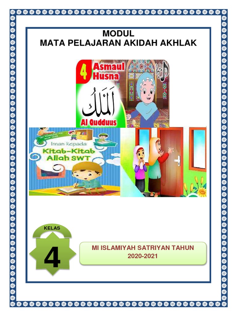 Modul Akidah Kelas 4 2020-2021 | PDF | Agama & Spiritualitas