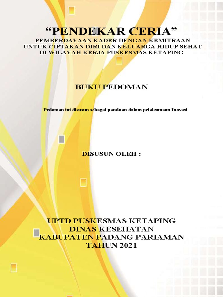 Pedoman Inovasi Pendekar Ceria | PDF