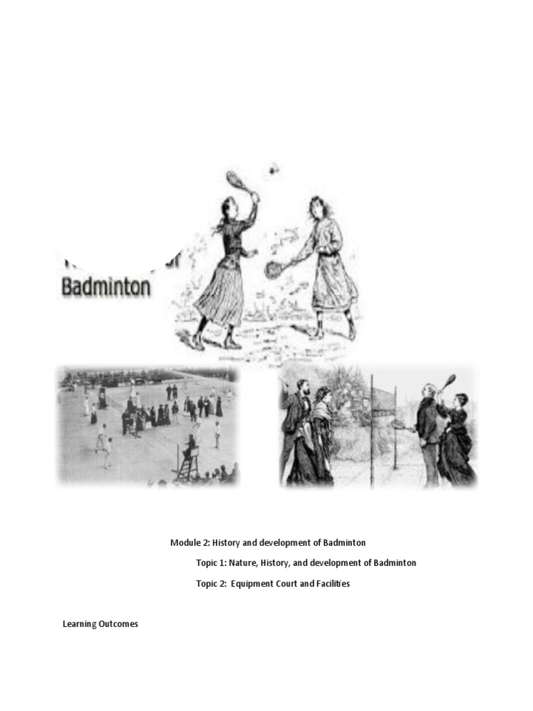 Download Brief History Of Badminton Facilities And Equipment – YKFGZG
