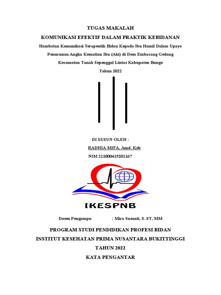 Radhia Mifa, Amd. Keb Tugas Ibu Mira Susanti | PDF | Pengembangan Diri