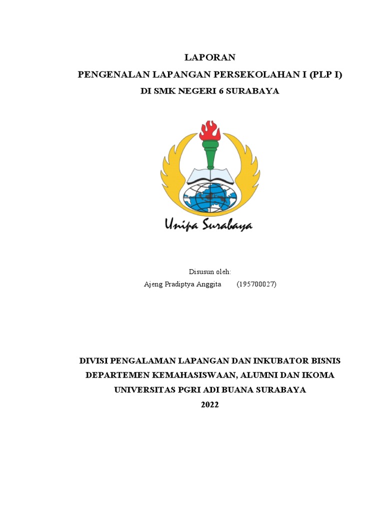 Laporan Plp 1 Ajeng Fix Pdf