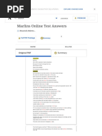 Marlins Test Practice for Seafarers | PDF | Ships | Water Transport