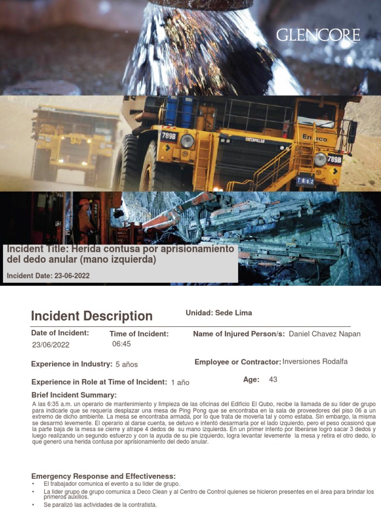 ICAM Investigation Report - Lima - 23.06.2022 | PDF | Business | Liderazgo