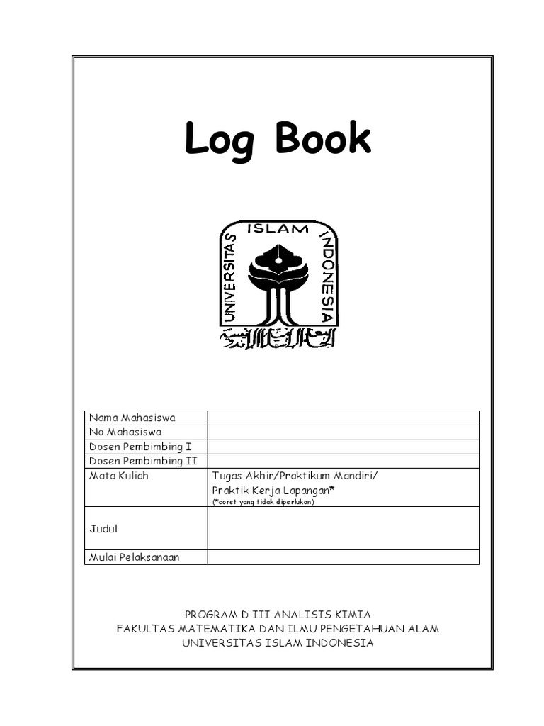 Panduan Penulisan Log Book Mahasiswa | PDF | Karier & Perkembangan