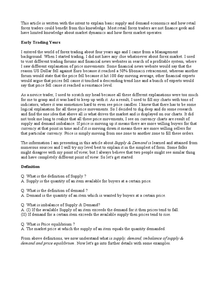 Supply And Demand Pdf Free Pdf Supply And Demand Supply Economics