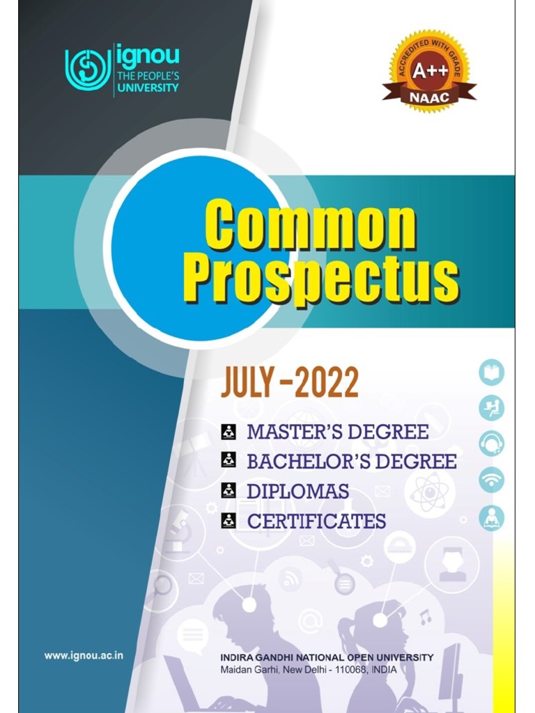 Common Prospectus English | PDF | Academic Degree | Bachelor's Degree