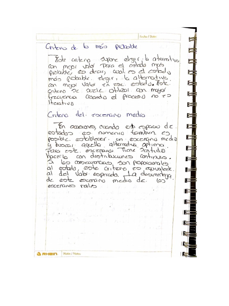 Criterio de Lo Más Probable | PDF