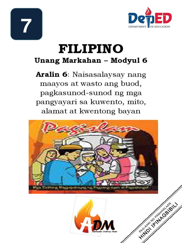 Fil7 Q1 Modyul 6 Final | PDF
