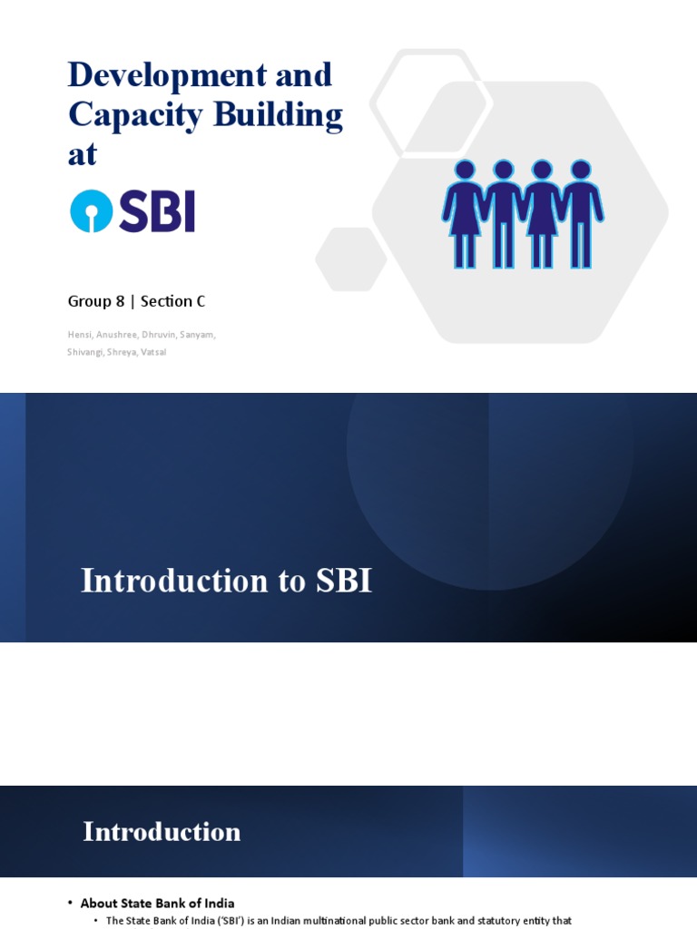 SBI Development and Capacity Building Insights | PDF | Performance ...