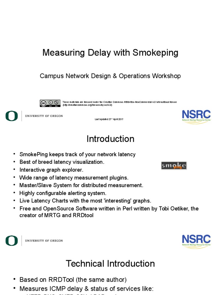 Measuring Delay With Smokeping: Campus Network Design & Operations Workshop | PDF | Domain Name ...
