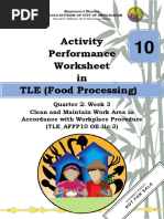 Food Processing NC II CG | PDF | Curriculum | Tools