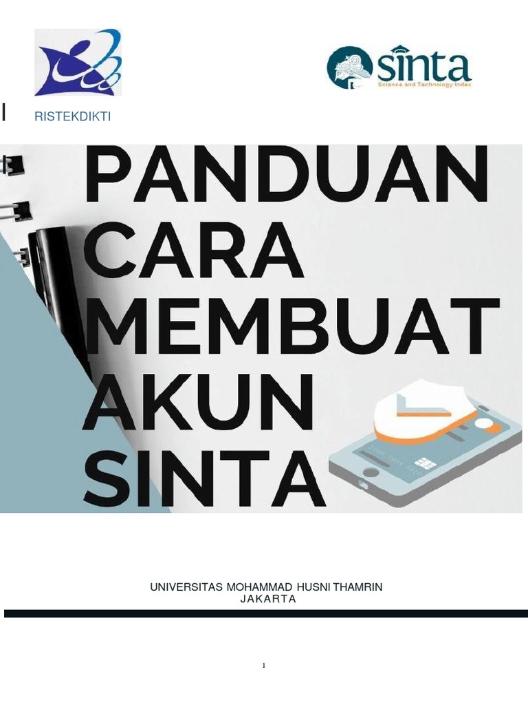 2 Panduan Membuat Akun Sinta | PDF