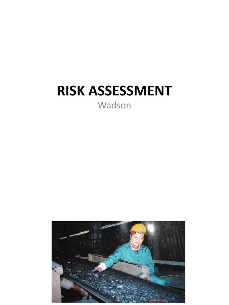 Risk Assessment Slides | PDF | Personal Protective Equipment | Risk