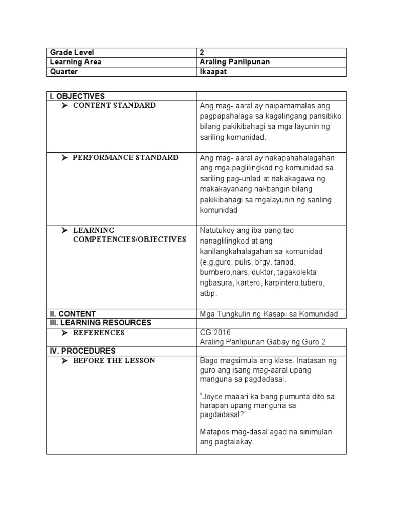 Lesson Plan | PDF