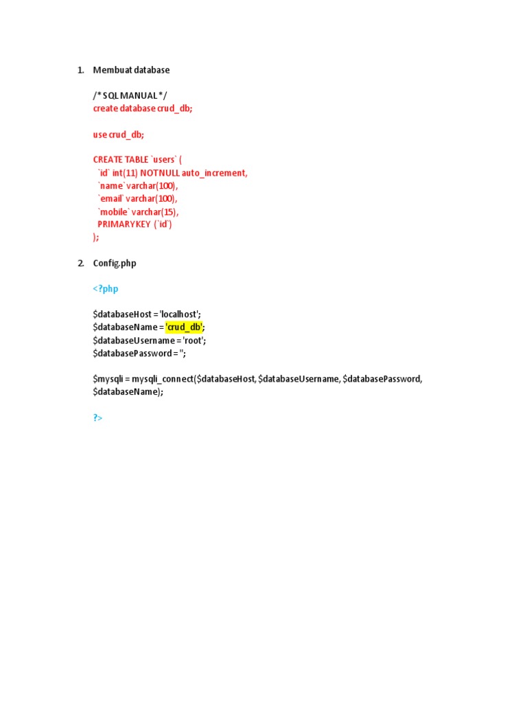 CRUD | Download Free PDF | Databases | Computer Data