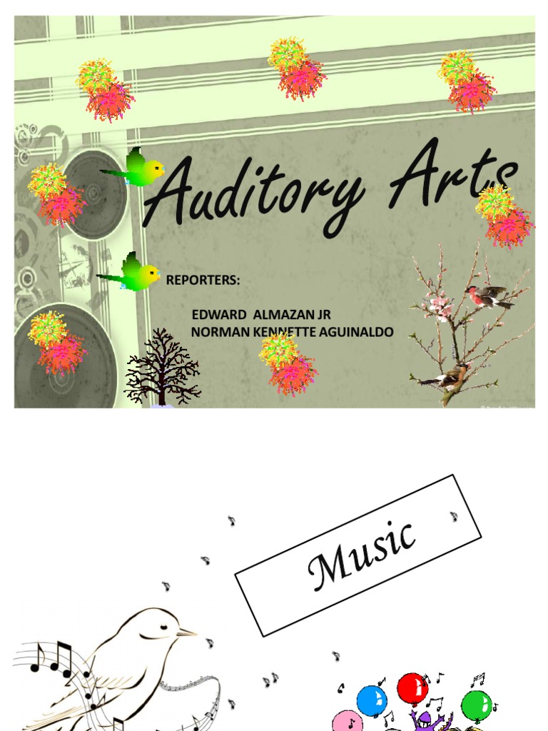 10 Examples of Auditory Arts | PDF | Poetry | Classics