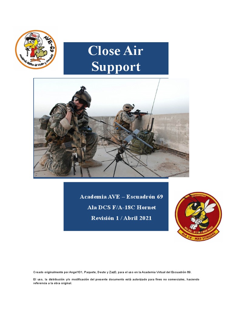 CloseAirSupport | PDF | Apoyo aéreo cercano | Aviación