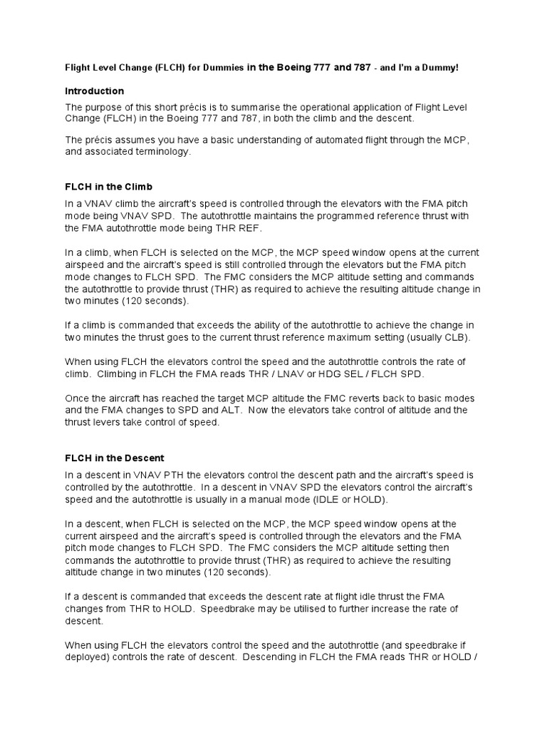 In The Boeing 777 and 787: Flight Level Change (FLCH) For Dummies - and ...