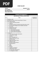 Res Working Drawings Checklist | PDF | Architectural Design | Architecture