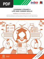 Sample ALS Weekly Lesson Log | PDF | Life | Learning