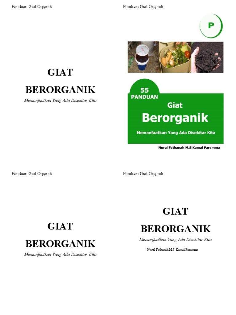 Panduan Giat Organik | PDF