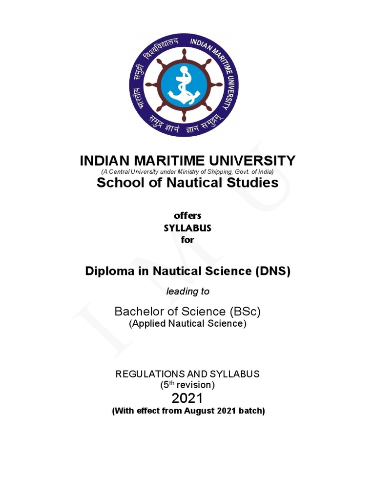 DNS Syllabus Rev 5 Final Approved - 2021 | PDF | Academic Degree ...