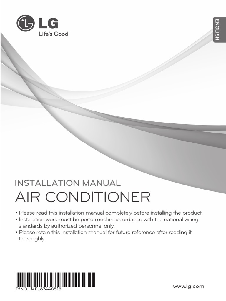 Air Conditioner: Installation Manual | PDF | Electrical Wiring | Pipe ...