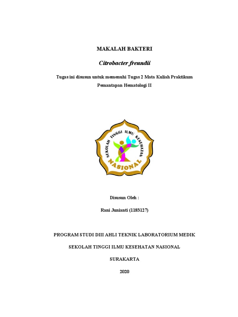 Karakteristik Citrobacter freundii | PDF