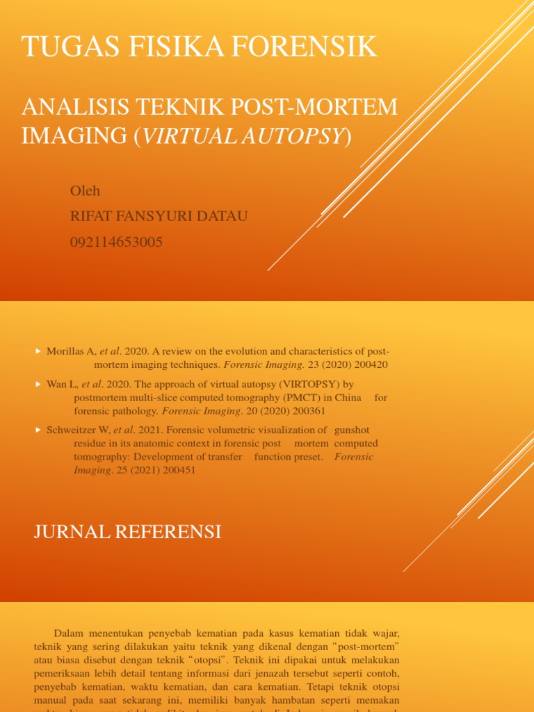 Analisis Teknik Post Mortem | PDF