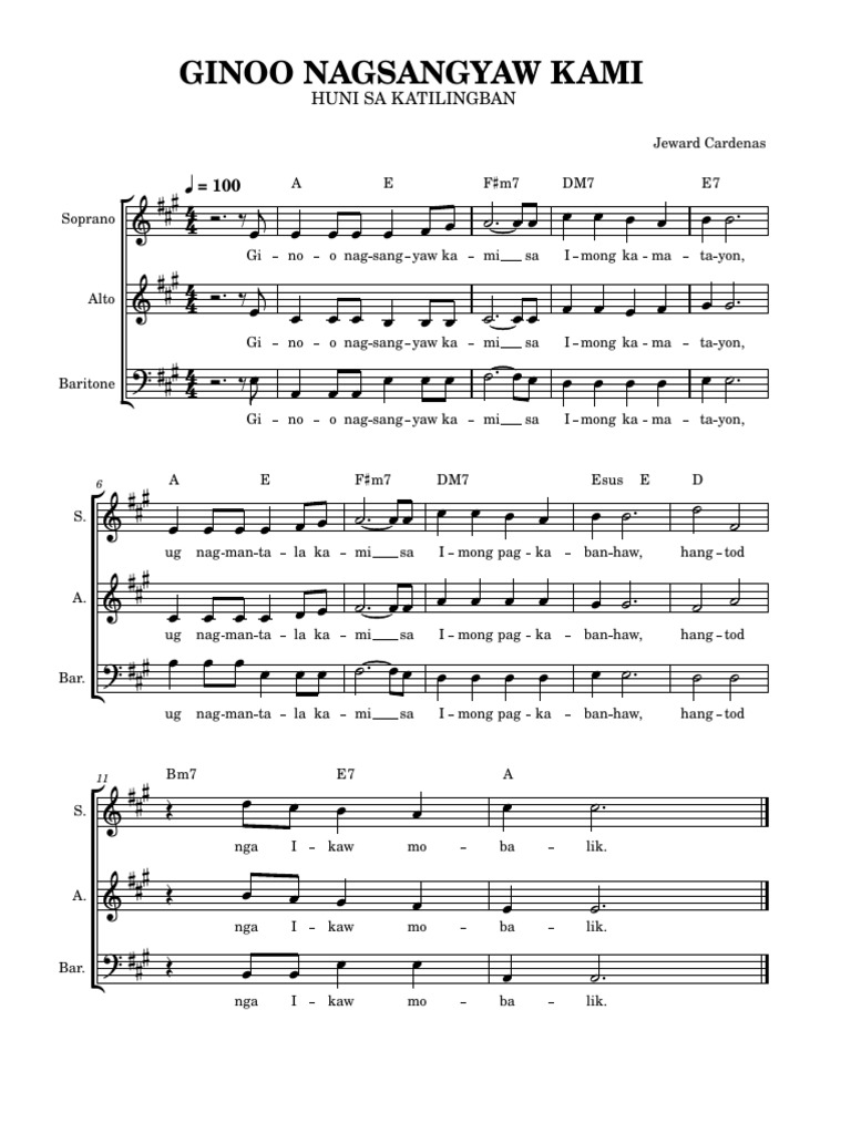 5.ginoo Nagsangyaw Kami | PDF