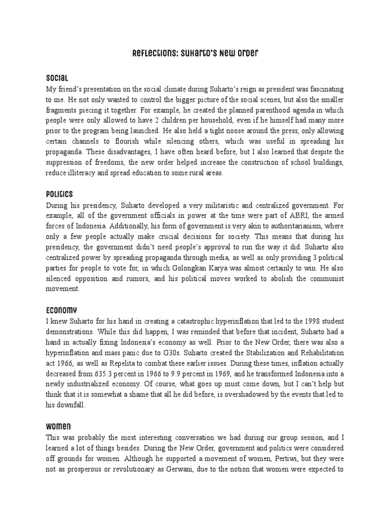 History Reflection - Ratu Putri Dewi XI6 24 | PDF