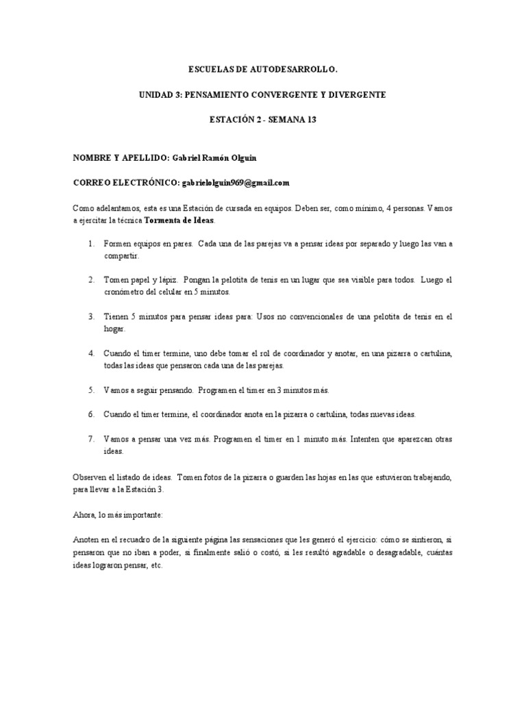 Pensamiento - Estación 2 - Semana 13 | PDF | Hogar, jardinería y ...