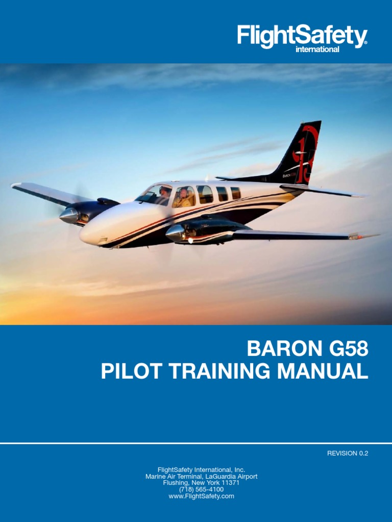 Baron g58 PTM | PDF | Door | Landing Gear
